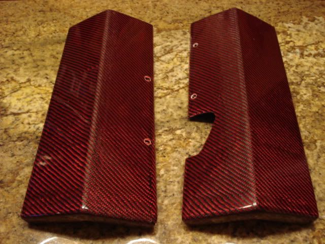 Red CF Engine Covers | Jeep Garage - Jeep Forum